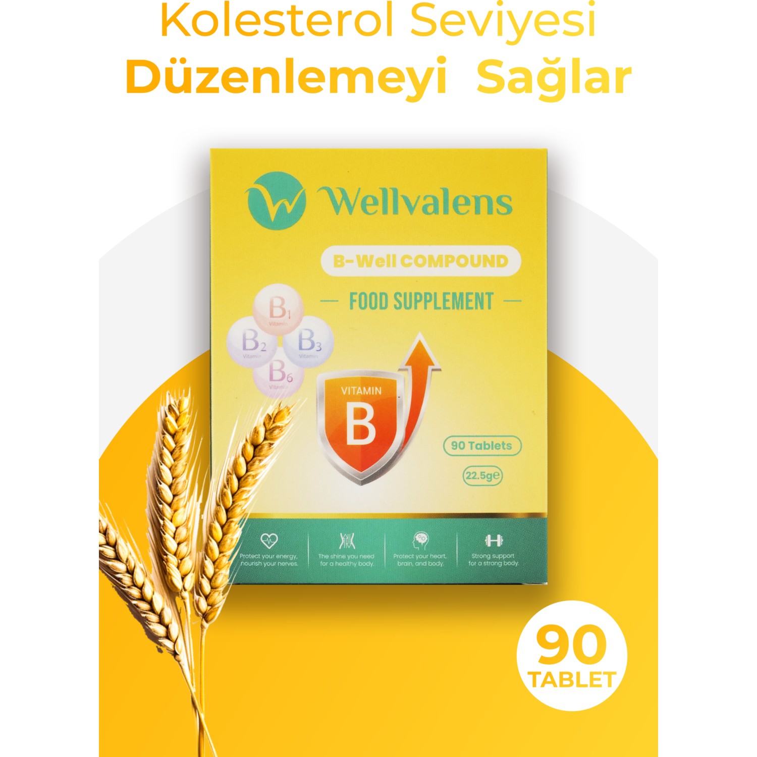 Wellvalens B-Well Compound B Vitamini Kompleksi (Vitamin Fiyatı