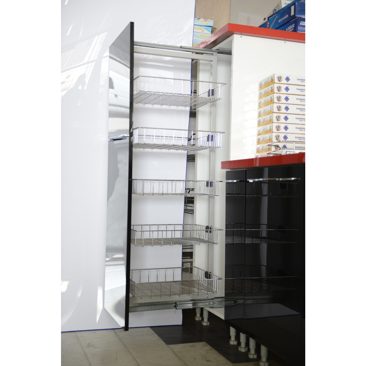 Yıldız Aks Teleskopik Rayli Mutfak Boy Kiler 140-155 cm Fiyatı