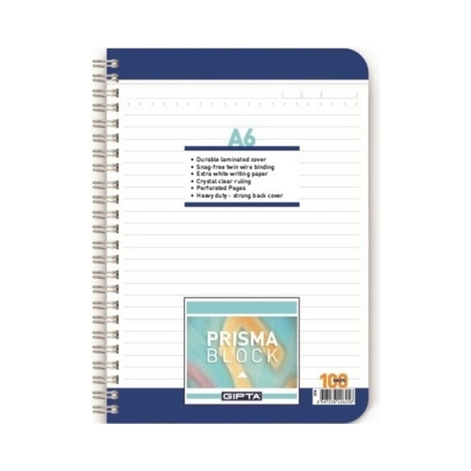 Gıpta Prısma Block A6 Bloknot Spiralli Karton Kapak Çizgili Fiyatı