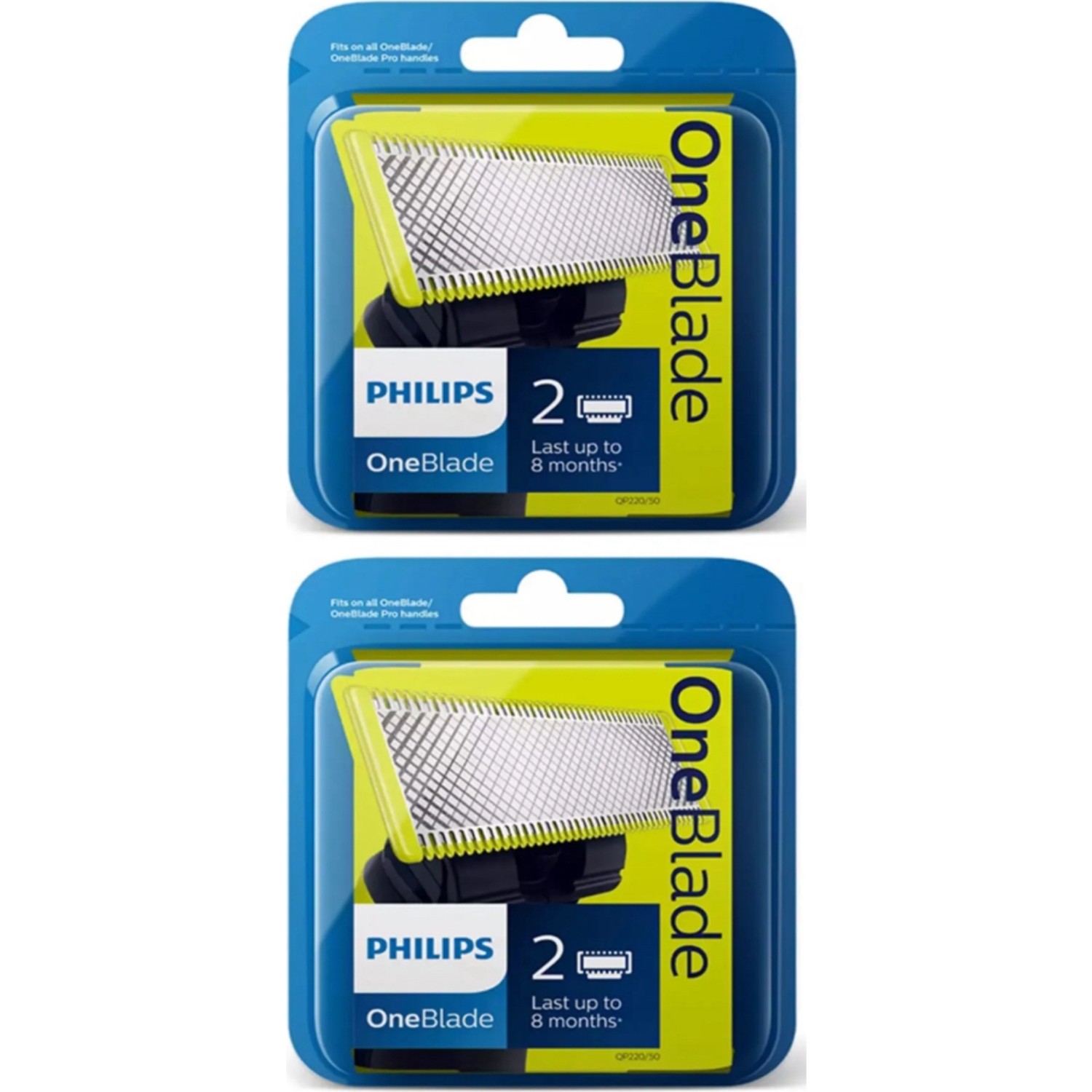 Philips Oneblade QP220/50 Yedek Bıçak, 2’li Paket, 2 Adet Fiyatı