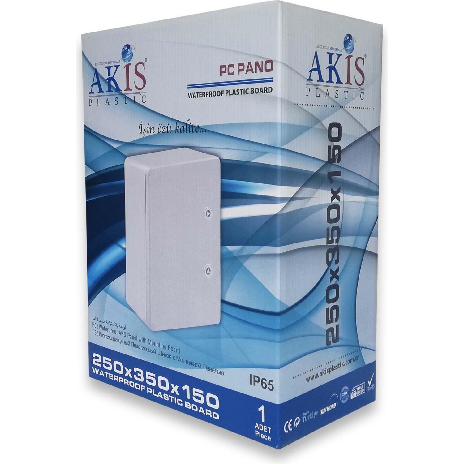 Akiş Akab-250150 Opak Kapaklı Abs Plastik Elektrik Panosu Fiyatı