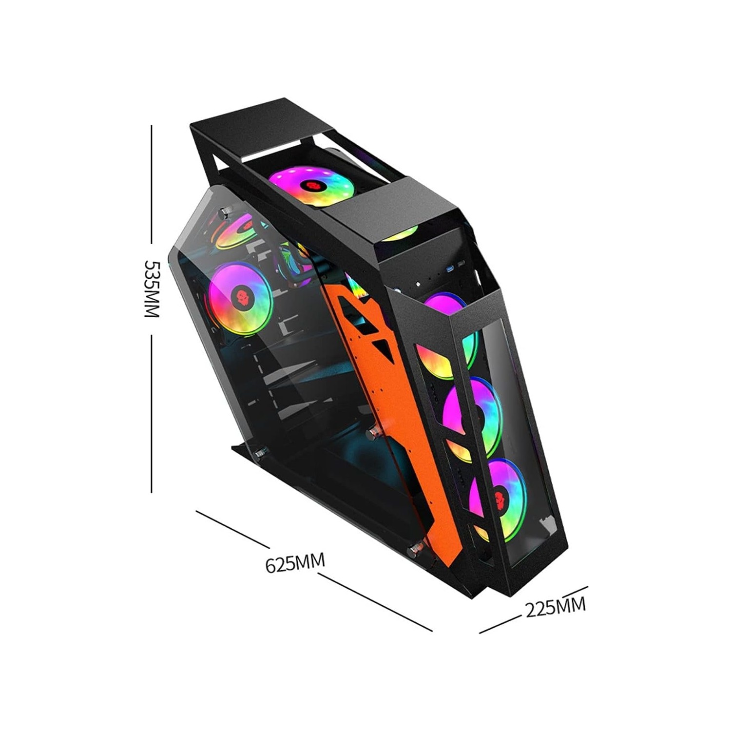 Revenge Emperor Atx Robotik 7 Rgb Fanlı Şeffaf Cam Panel Fiyatı