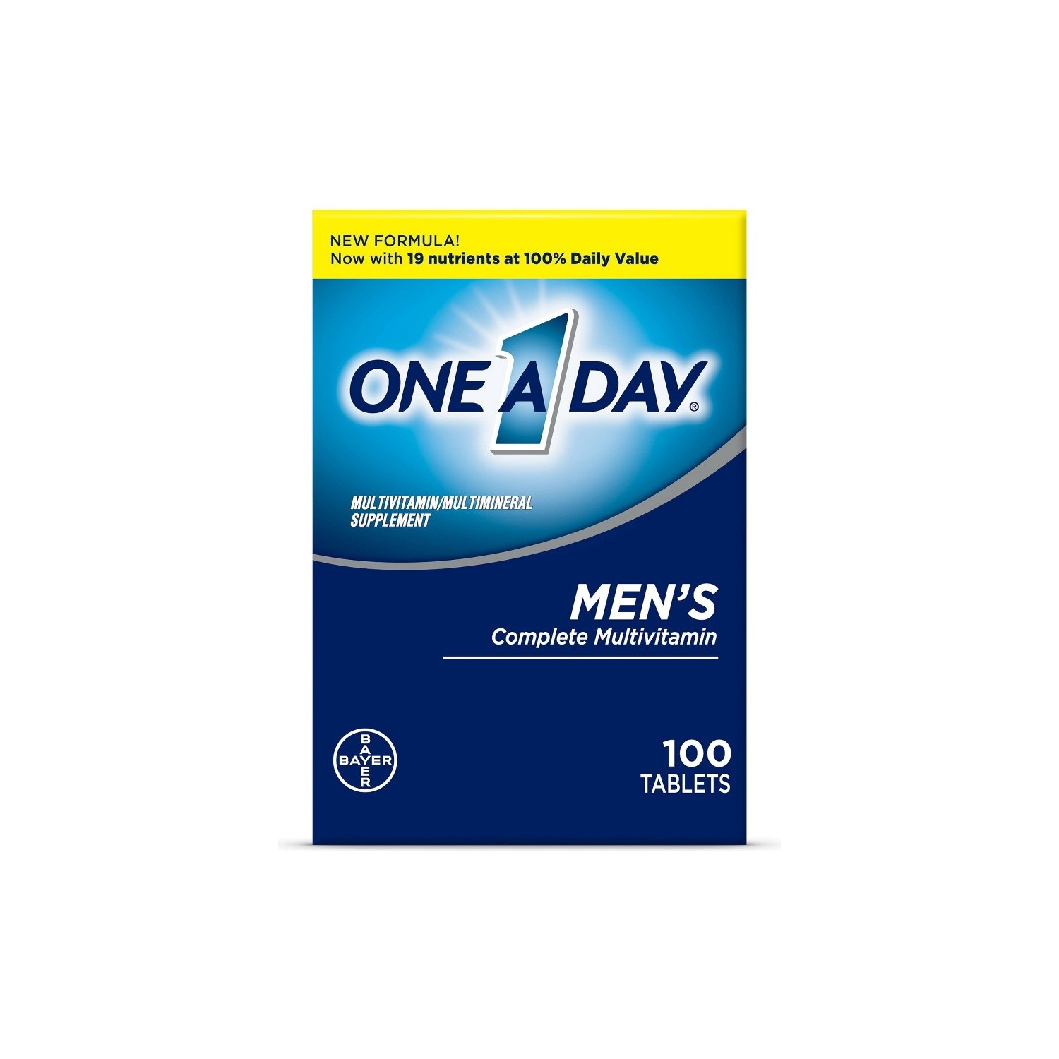 Bayer One A Day Men's 100 Tablet Multivitamin Multimineral Fiyatı