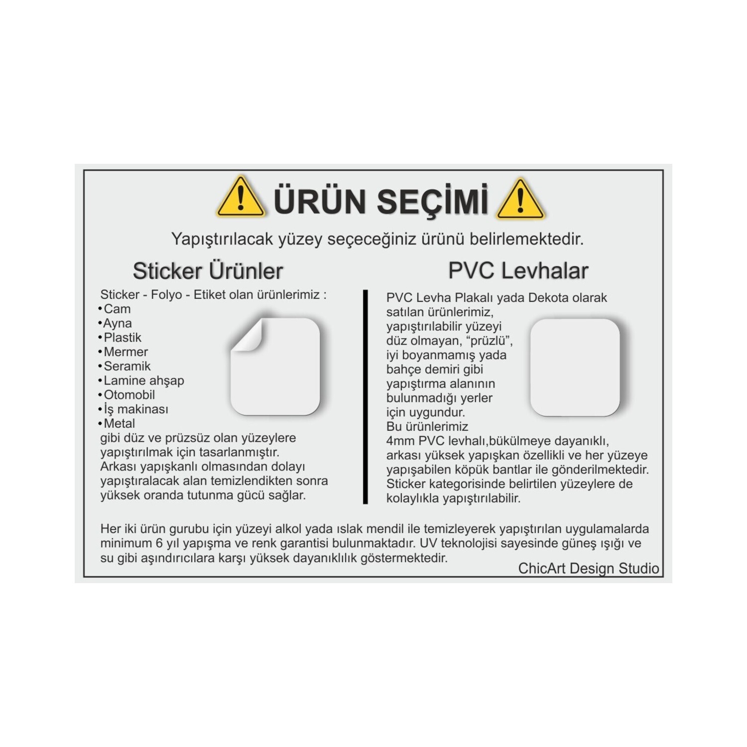 ChicArt Design Studio Yere Sigara Izmariti ve Çöp Atmayınız Fiyatı