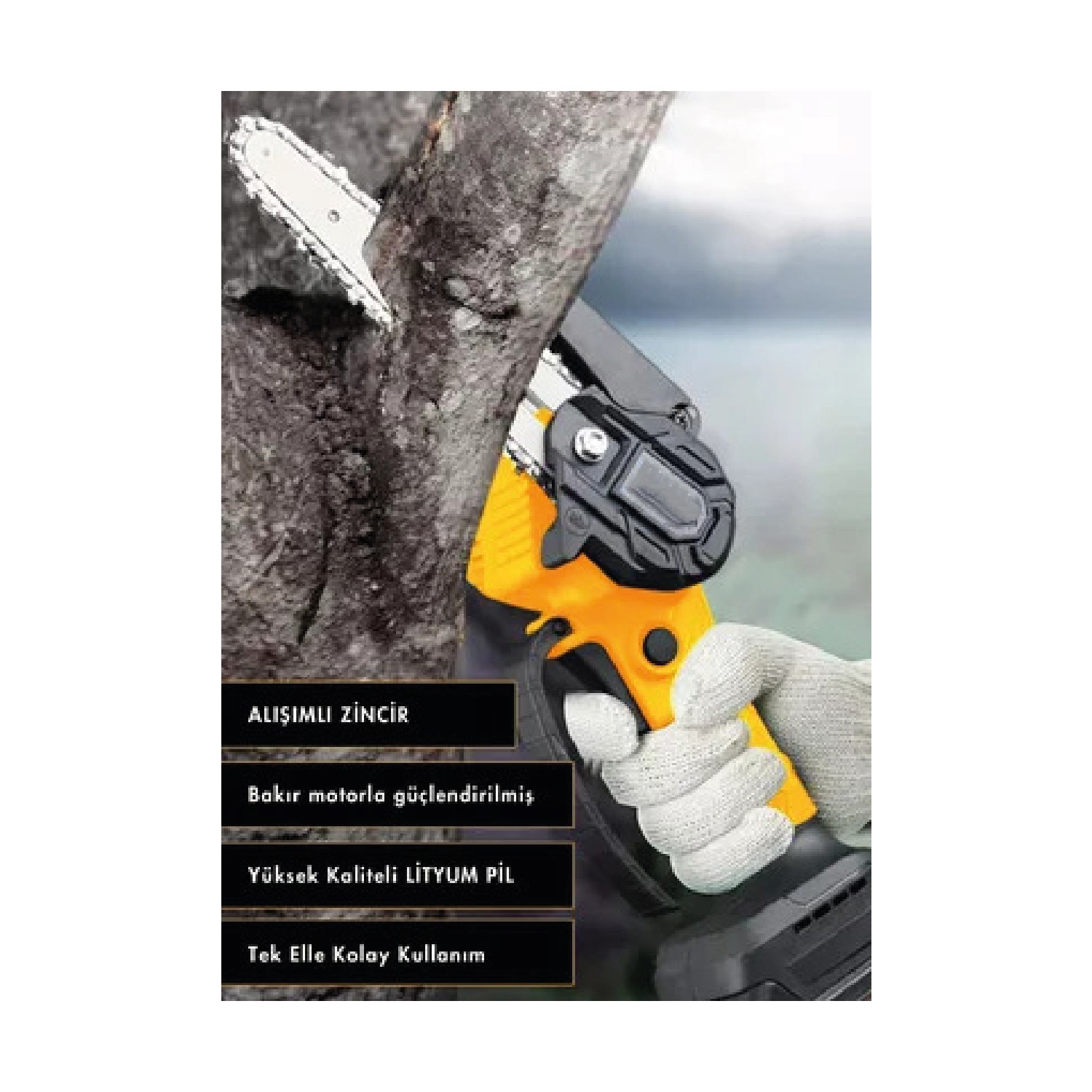 Dynamo 36V 2 Ah Lion Çift Akülü Şarjlı Budama Testeresi Fiyatı