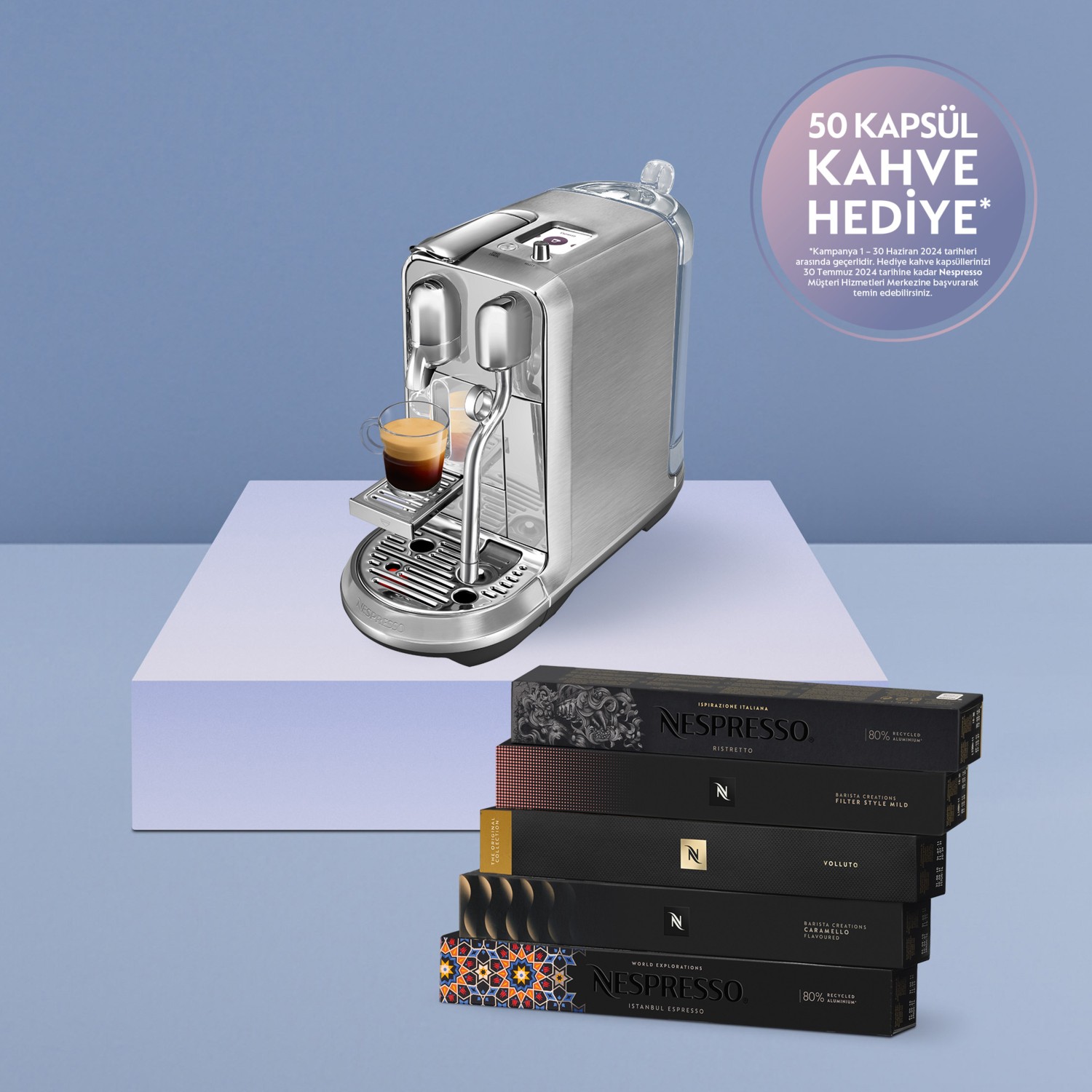 Nespresso J520 Creatista Plus Süt Çözümlü Kahve Makinesi Fiyatı