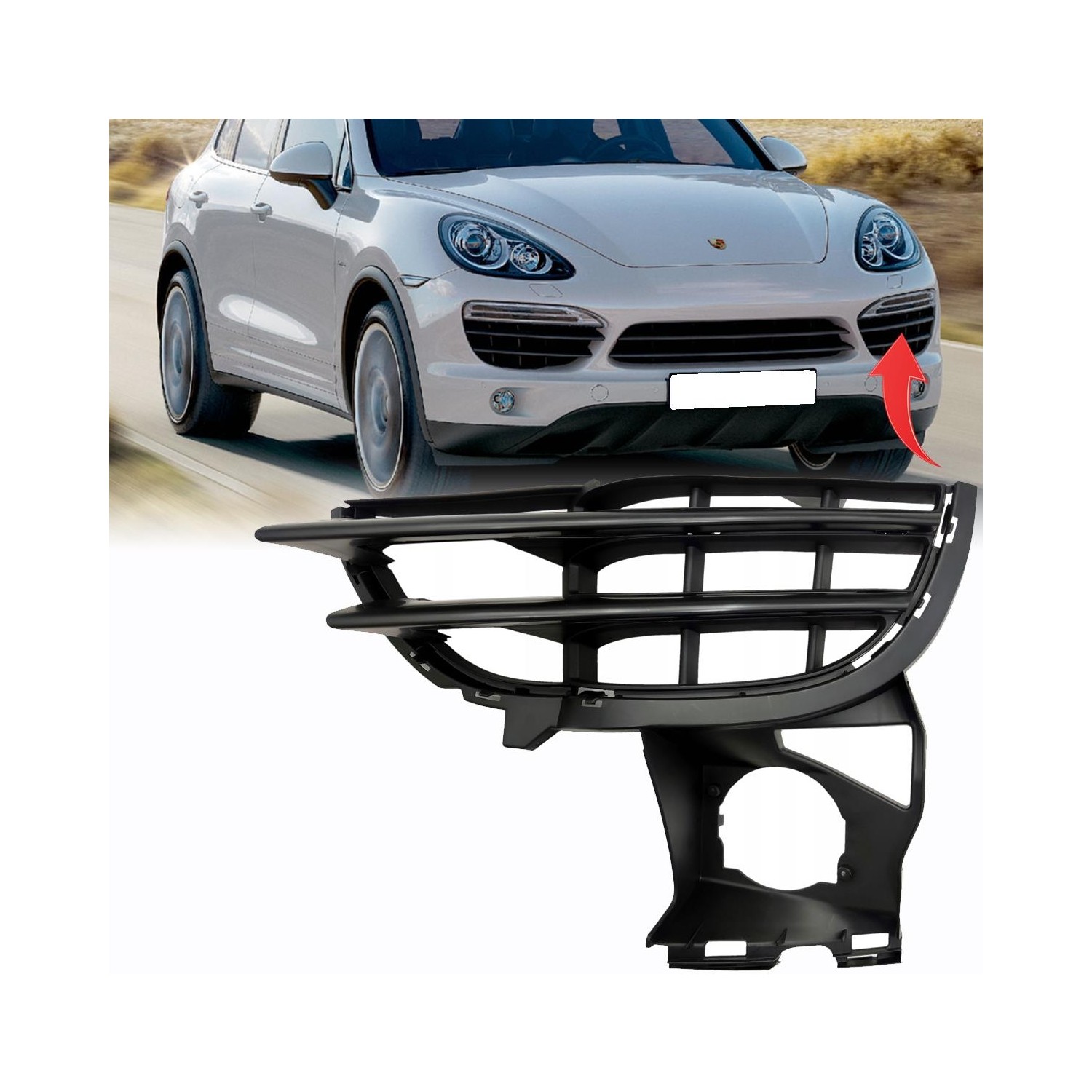 Cayenne Ön Tampon Izgarası Sol 2011-2015 95850568120 Fiyatı