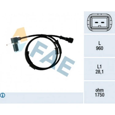 Abs Sensor Hinterachse – Für Volvo S40/V40 (1.6-2.0L, 1997-2004) Abs ...