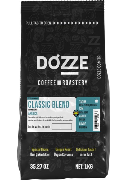 Dozze Coffee And Roastery Classic Blend Kahve 1000 gr Fiyatı