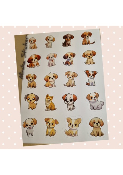 Minika Sticker Sevimli Hayvanlar Minik Köpekler Serisi.... Fiyatı
