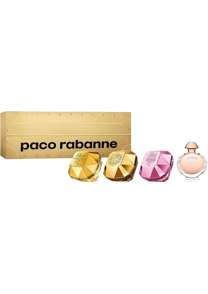 Paco Rabanne Feminine Mini Gift Set Edp 4 x 5 ml -Deneme Boy Fiyatı