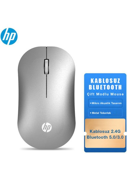 Hp DM10 2,4ghz Bluetooth Wireless Kablosuz Sessiz Mouse Fiyatı