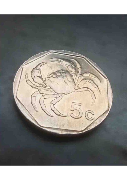 Deren Pecunia Malta 1995 Yılı 5 Cent Çil Çap: 20 mm Fiyatı