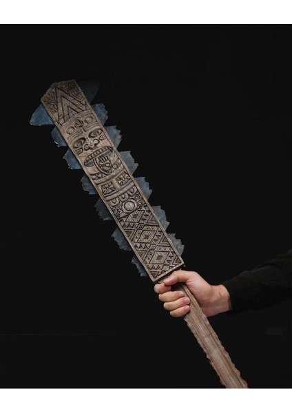 Mısır Piramitleri Macuahuitl Aztec Boyalı Figür Fiyatı