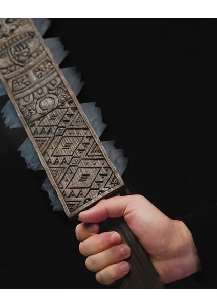 Mısır Piramitleri Macuahuitl Aztec Boyalı Figür Fiyatı