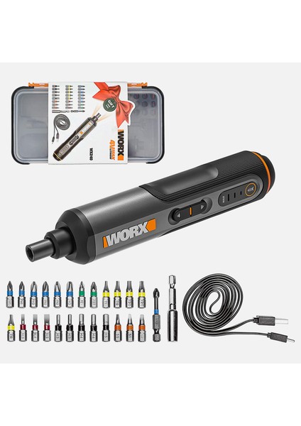 Worx WX240 4 V 1.5 Ah Tek Akülü Akülü Vidalama + 26 Adet Fiyatı