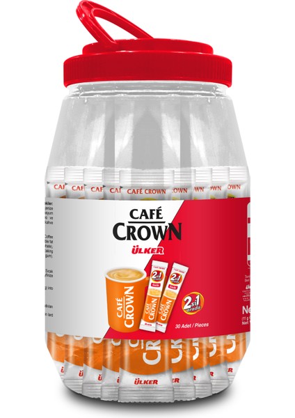 Cafe Crown Cafe Crown 30’lu Pet Bidon 2'si 1 Arada Sade - OnuAl Fiyat ...