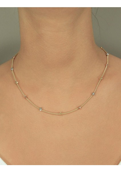 Fiyonk Kuyumculuk 14 Ayar Altın Dorika Dizisi Spica Zincir Fiyatı