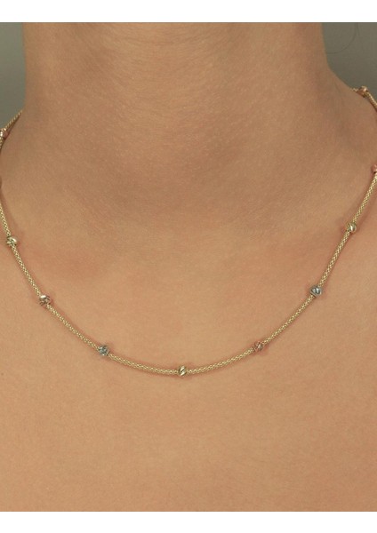 Fiyonk Kuyumculuk 14 Ayar Altın Dorika Dizisi Spica Zincir Fiyatı