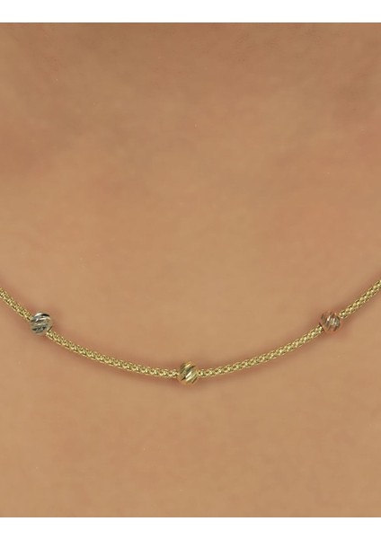 Fiyonk Kuyumculuk 14 Ayar Altın Dorika Dizisi Spica Zincir Fiyatı