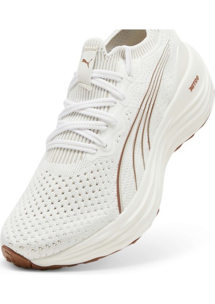 Puma Kadın Warm White-Teak Puma Foreverrun Nitro Knit Wns Fiyatı
