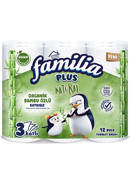 Familia Plus Natural Tuvalet Kağıdı 12'li Fiyatı