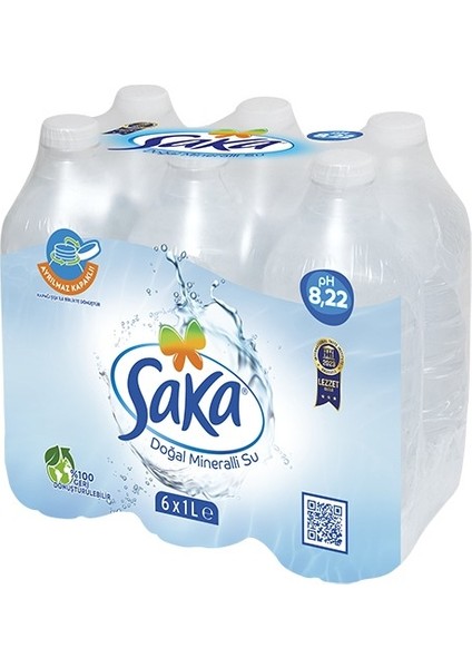 Saka Su 1 Lt x 6 Adet Fiyatı, Taksit Seçenekleri ile Satın Al
