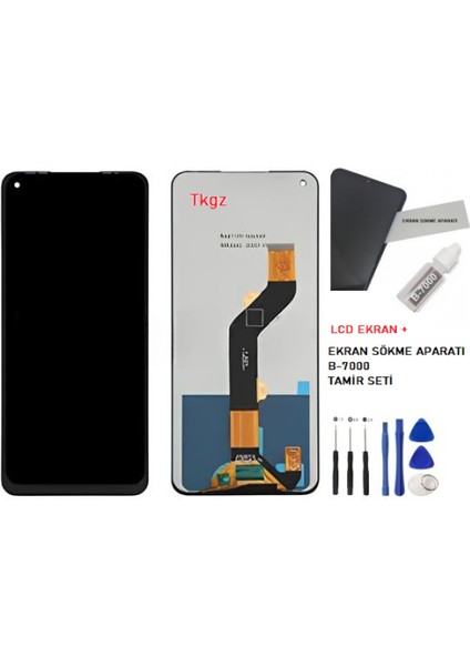 Tkgz Tekno Spark 6 LCD Ekran Dokunmatik B-7000 - Tamir Seti Fiyatı