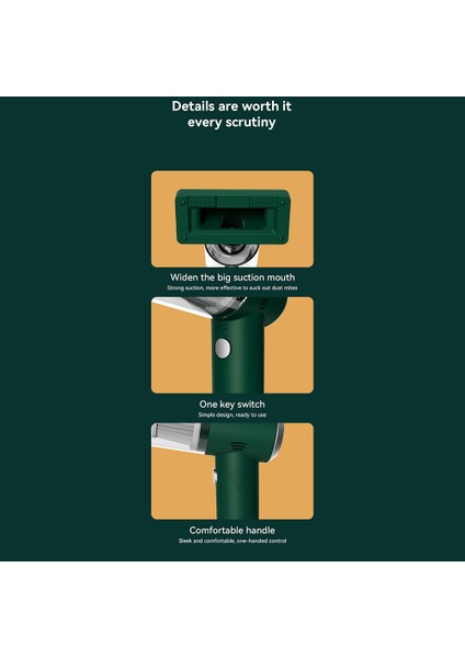 Teedoo 120W 5000PA Mini El Araba Elektrikli Süpürge DC3.7V Fiyatı