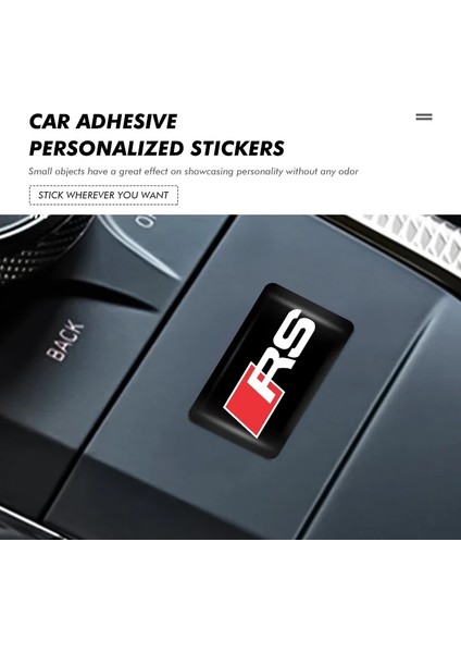 Audı Rs Logo Stıcker (10 Adet) Fiyatı - Taksit Seçenekleri