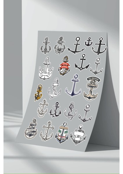 StickerMarket Denizci Çapa Sticker Seti (2) Fiyatı