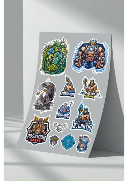 StickerMarket Poseidon Sticker Seti Fiyatı - Taksit Seçenekleri