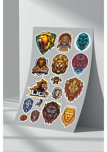 StickerMarket Aslan Lion Sticker Seti (6) Fiyatı