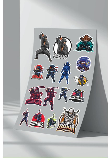 StickerMarket Ninja Sticker Seti (1) Fiyatı - Taksit Seçenekleri