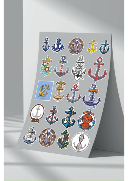 StickerMarket Denizci Çapa Sticker Seti (1) Fiyatı