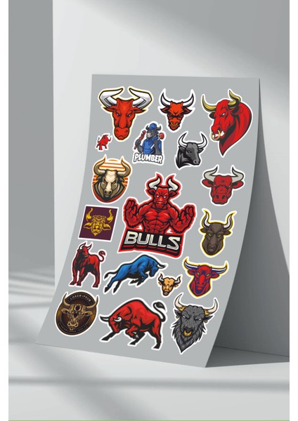 StickerMarket Bull Sticker Seti (4) Fiyatı - Taksit Seçenekleri
