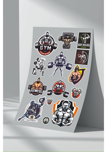 StickerMarket Fitness Gym Sticker Seti (5) Fiyatı