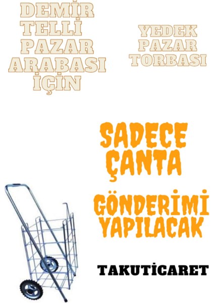 Tekno Trust 32 x 55 Telli(Demir)Pazar Araba Çantası Çok Fiyatı