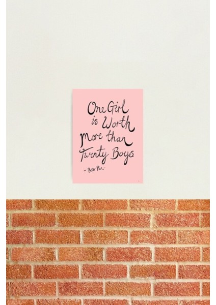 Jeronkarji Peter Pan- Bir Kız Tablo Ahşap Poster Dekoratif Fiyatı