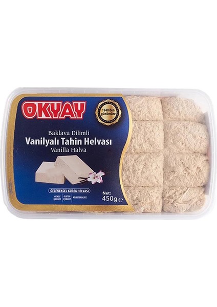 Okyay x 3 Adet Baklava Dilimli Sade Helva 450 gr Fiyatı
