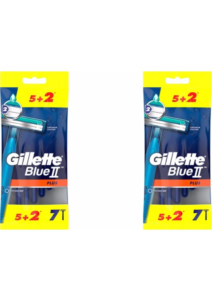 Gillette Blue2 Plus Kullan At Tıraş Bıçağı 7li - 2 Adet Fiyatı