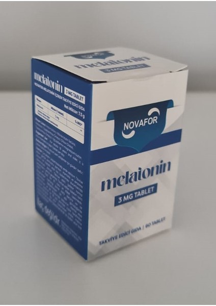 Novafor Melatonin 3 Mg 60 Tablet Takviye Edici Gıda Fiyatı