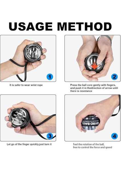 Constrall Power Wrist Ball Gyro Ball Fiyatı - Taksit Seçenekleri