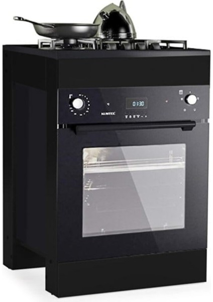 Reyo Massan Ankastre Aspendos Modül Mutfak Dolabı Siyah Fiyatı