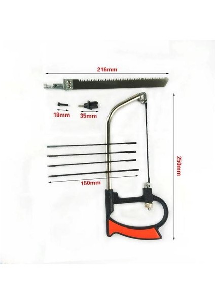 Ramdet 7 Parça Kıl Testere Seti Çok Fonksiyonlu Ahşap Metal Fiyatı