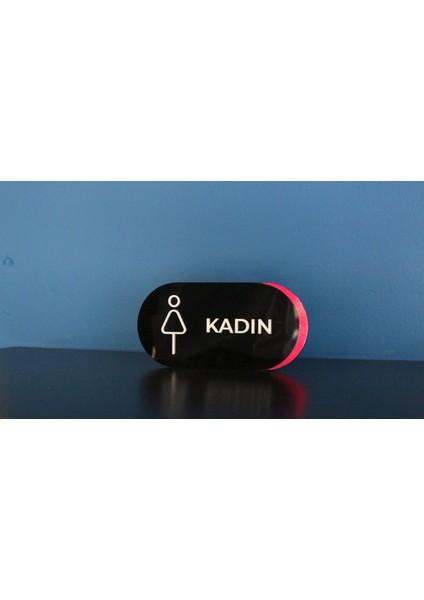 Lazer G Wc Yönlendirme Pleksiglass | Siyah & Beyaz | Kadın Fiyatı