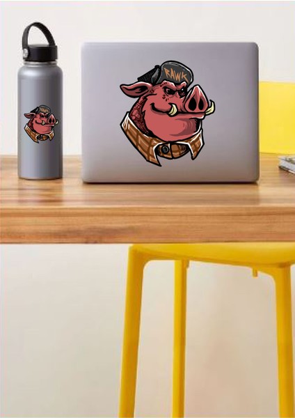 Sticker Usta Domuz Rawk Araba Oto Motosiklet Karavan Sticker Fiyatı