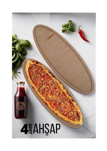 Transformacion Pide Sunum ve Kesim Tahtası 4 Adet 719915 Fiyatı