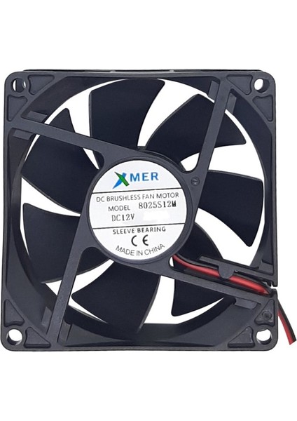 Robo Dünya 80X80X25MM 12V 0.20A 2p Xmer Fan Fiyatı