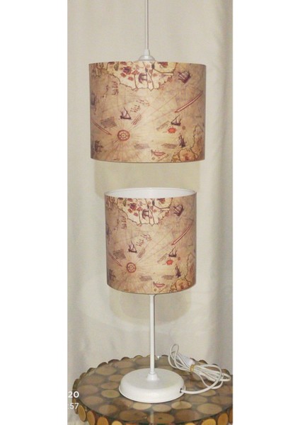 Piri Reis Haritası Genç Odası Çocuk Odası Pvc Avize Abajur Fiyatı